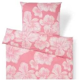 Tchibo - Polycotton-Bettw&auml;sche - rosa