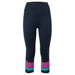 Tchibo - 3/4-Sporttight - Damen - Gr. XS - dunkelblau/gestreift