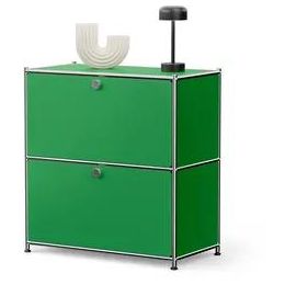 Tchibo - Sideboard Metall &raquo;Cn3&laquo; mit 2 Klappenf&auml;chern - 77x40x82,5cm - chrom - Stahl / Aluminium / Kunststoff