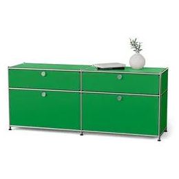 Tchibo - Sideboard Metall &raquo;Cn3&laquo; mit 2 Klappenf&auml;chern und 2 Schubladen - 152x40x64,5cm - chrom - Stahl / Aluminium / Kunststoff
