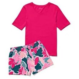 Tchibo - Shorty-Pyjama-Set - Damen - Gr. XL - pink
