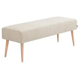 Tchibo - Sitzbank &raquo;Sit&laquo; - 113x39x41cm - creme - Polyester / Holz / Buchenholz