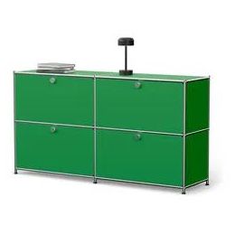 Tchibo - Sideboard Metall &raquo;Cn3&laquo; mit 4 Klappenf&auml;chern - 152x40x82,5cm - chrom - Stahl / Aluminium / Kunststoff