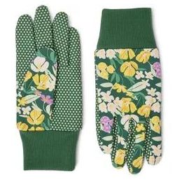 Tchibo - Garten-Handschuhe - Gr. 7 - dunkelgr&uuml;n
