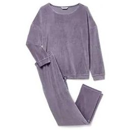 Tchibo - Nicki-Pyjama - Damen - Gr. L - lila