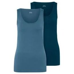 Tchibo - 2 Tops - Damen - Gr. XL - blau