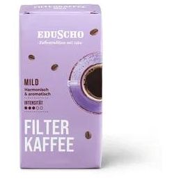 EDUSCHO Filterkaffee Mild - 500 g Gemahlen - Intensit&auml;t: 3/5