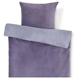 Tchibo - Nickipl&uuml;sch-Bettw&auml;sche - lila