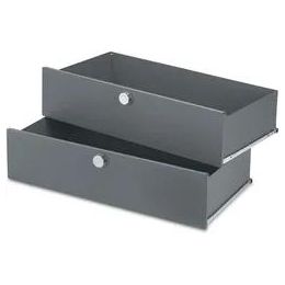 Tchibo - Schubladenerg&auml;nzungs-Set Metall &raquo;Cn3&laquo; - 70x35x15cm - grau - Stahl / Metall / Metall