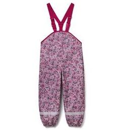 Tchibo - Kinder-Thermo-Regenhose mit Fleecefutter - Baby - Gr. 86/92 - rosa/gebl&uuml;mt