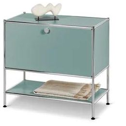 Tchibo - Sideboard Metall &raquo;Cn3&laquo; mit 1 Klappenfach - 77,5x40x71,5cm - chrom - Stahl / Aluminium / Kunststoff