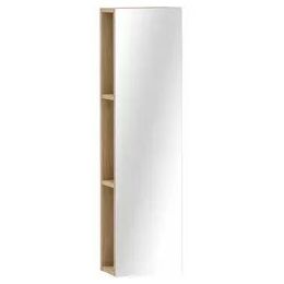 Tchibo - Spiegelregal &raquo;Piazza&laquo; - 30x19,6x110,6cm - braun - Holz / Glas / Metall