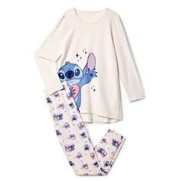 Tchibo - Kinder-Pyjama Stitch - M&auml;dchen - Gr. 146/152 - rosa/print