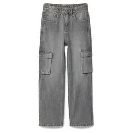 Tchibo - Kinder Wide Leg Jeans &ndash; Fit &raquo;Finn&laquo; - Kinder - Gr. 170 - hellgrau