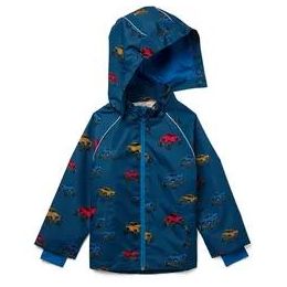 Tchibo - Kinder-Thermo-Regenjacke mit Fleecefutter - Baby - Gr. 86/92 - dunkelblau