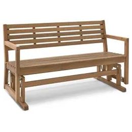 Tchibo - Schaukel-Gartenbank - 150x73x87,5cm - braun - Akazienholz / Stahl / Polypropylen