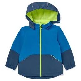 Tchibo - Kinder-Softshelljacke mit Farbwechsel bei Regen - Kinder - Gr. 110/116 - dunkelblau/print