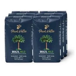 Tchibo - Privat Kaffee Brazil Mild - 6 x 500 g Ganze Bohne - Intensit&auml;t: 2/6