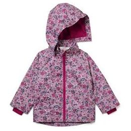 Tchibo - Kinder-Thermo-Regenjacke mit Fleecefutter - Baby - Gr. 86/92 - rosa/gebl&uuml;mt
