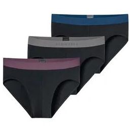 3 Schiesser Rio-Slips - Herren - Gr. Xl/7 - schwarz
