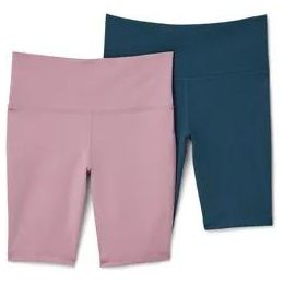 Tchibo - 2 Kinder-Sport-Radlershorts - M&auml;dchen - Gr. 170/176 - lila