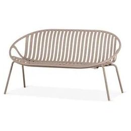 Tchibo - Woood Gartenbank - 81x72x73cm - braun - Aluminium / Polypropylen