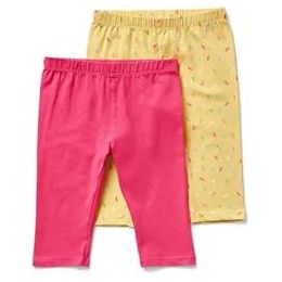 Tchibo - 2 3&frasl;4-Kinder-Leggings - Kinder - Gr. 98/104 - gelb