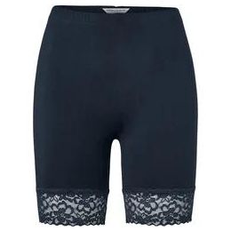 Tchibo - Radlershorts mit Spitzenborte - Damen - Gr. S - dunkelblau