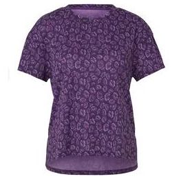 Tchibo - Sportshirt - Damen - Gr. S - lila/print