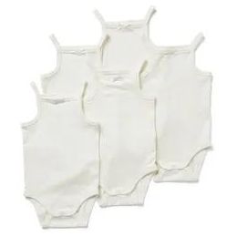 Tchibo - 5 Baby-Bodys - Baby - Gr. 74/80 - creme