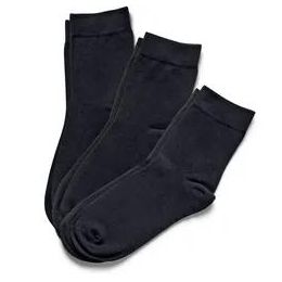 Tchibo - 3 Paar Socken - Damen - Gr. 35-38 - schwarz