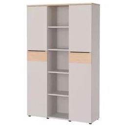 Germania Tchibo - Aktenschrank &raquo;Oviedo&laquo; - 120x40x197cm - braun - Holz / Metall / Kunststoff