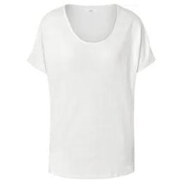 Tchibo - Shirt aus Leinenmix - Damen - Gr. S - wei&szlig;