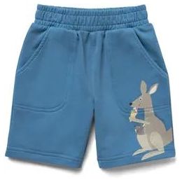 Tchibo - Kinder-Sweatshorts - Gr. 110/116 - blau/print