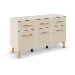 Rauch Kommode &raquo;Skandi&laquo; - 120x42x72cm - beige - Holz / Holz