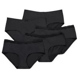 Tchibo - 5 Pantys - Damen - Gr. L - schwarz