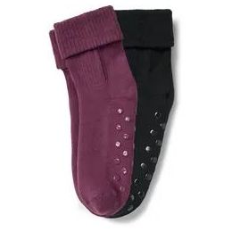 Tchibo - 2 Paar Stoppersocken - Damen - Gr. 39-42 - bordeaux