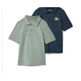 Tchibo - 2 Kinder-Poloshirts aus Baumwoll-Piqu&eacute; - Jungen - Gr. 110/116 - grau