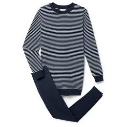 Tchibo - Leggings-Pyjama - Damen - Gr. S - dunkelblau/gestreift
