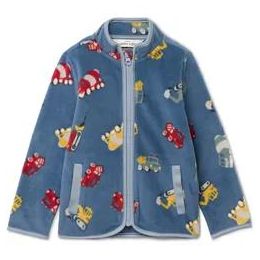 Tchibo - Kinder-Fleecejacke - Baby - Gr. 86/92 - blau/print