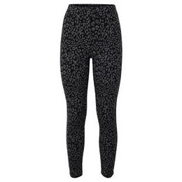 Tchibo - Bedruckte Heavy-Leggings - Damen - Gr. M - schwarz/print