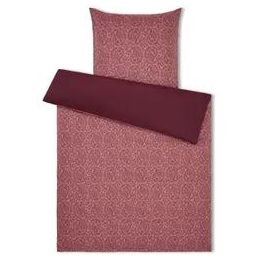 Tchibo - Polycotton-Bettw&auml;sche - bordeaux