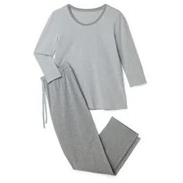 Tchibo - Pyjama - Damen - Gr. XXL - wei&szlig;/gestreift
