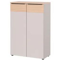 Germania Tchibo - Aktenschrank &raquo;Oviedo&laquo; - 80x40x120cm - braun - Holz / Metall / Kunststoff