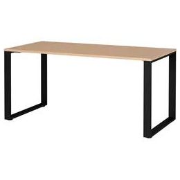 Germania Tchibo - Schreibtisch &raquo;Oviedo&laquo; - 160x80x74cm - schwarz - Holz / Metall