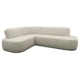 DOMO collection Domo Sofa 200 029 - 280x214x81cm - schwarz - Polyester / Baumwolle / Holz