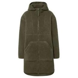Tchibo - Oversized Teddy-Mantel - Damen - Gr. XS - khaki