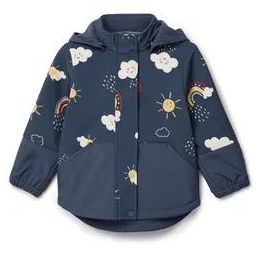 Tchibo - Kinder-Softshelljacke - Kinder - Gr. 122/128 - dunkelblau/print