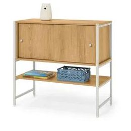 Tchibo - Kindersideboard &raquo;Grade&laquo; mit Schiebet&uuml;ren - 80,3x40x76,8cm - silber - Holz / Stahl