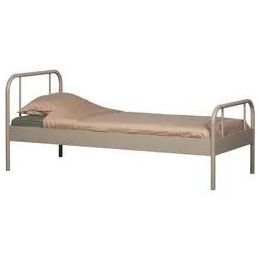 Tchibo - Woood Metall-Einzelbett &raquo;Mata&laquo; - 208x95x90cm - braun - Stahl